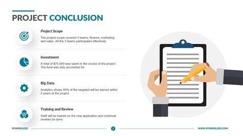 Conclusion For Project Template 6 Project Ppts Powerslides®
