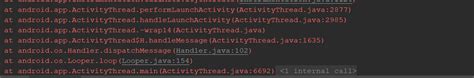 android app keeps stopping at runtime on both real and