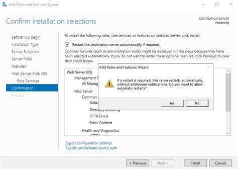 layerstack installing iis web server on windows cloud