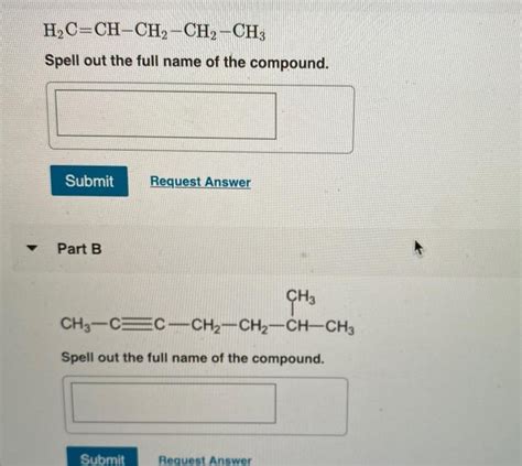 solved h2c ch ch2 ch2 ch3 spell out the full name of the
