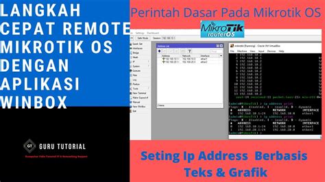 tutorial setting mikrotik dengan winbox tutorial iki rek