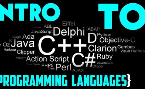 programming tutorials introduction to programming languages and types