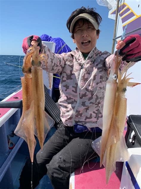 今日のヤリイカ 千葉県勝浦市川津港の釣り船 鈴丸千葉県勝浦市川津港の釣り船 鈴丸