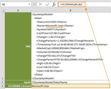 function filterxml