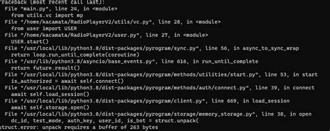 struct error unpack requires a buffer of 263 bytes · issue 13