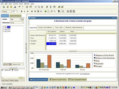 the history of oracle discoverer s olap support
