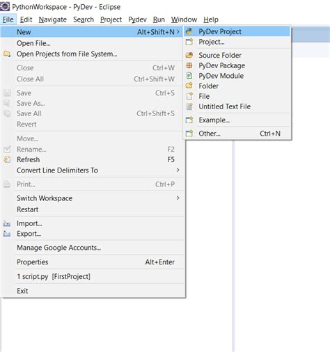 how to create a basic python program in eclipse using pydev learnjava