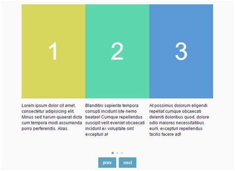 tiny content slider with pure javascript css script