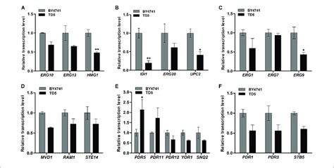 Relative Transcription Levels Of The Differential Expression Genes