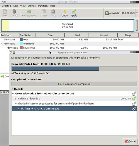 partitioning can t extend root partition ask ubuntu