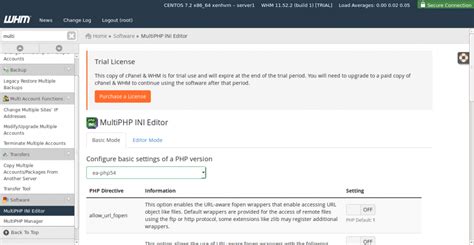 how to enable multiple php versions on cpanel