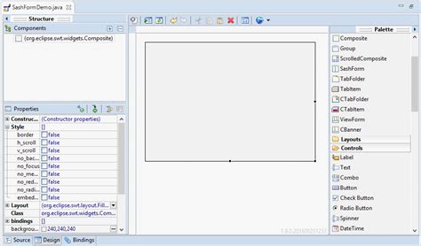 hướng dẫn và ví dụ java swt sashform