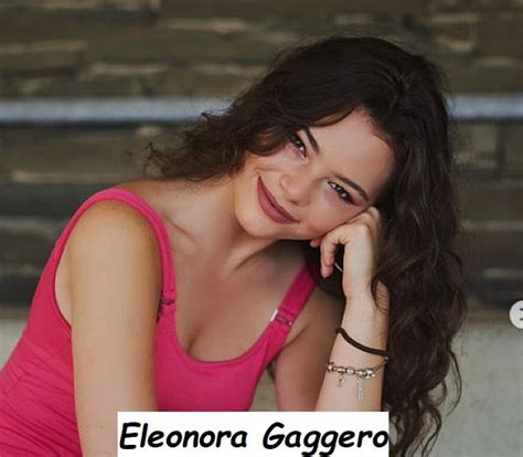 Biografia Eleonora Gaggero Attrice Emergente Italiana