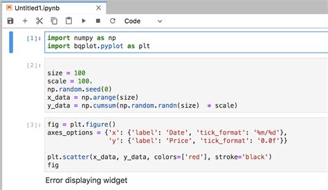 jupyterlab integration with bqplot giving error error displaying