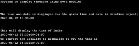 python timezone complete guide to python timezone with examples