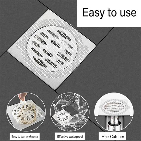 Aiyuencici Disposable Shower Drain Hair Catcher 30pcs Hair Catchers