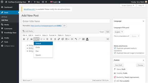 how to create and style lists with css in wordpress