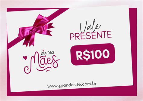 Crie Já Seu Vale Presente Com Visual Encantador Canva