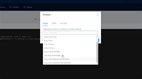 scheduling powershell scripts with universal automation youtube