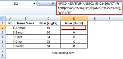 20 contoh soal excel if kumpulan contoh soal