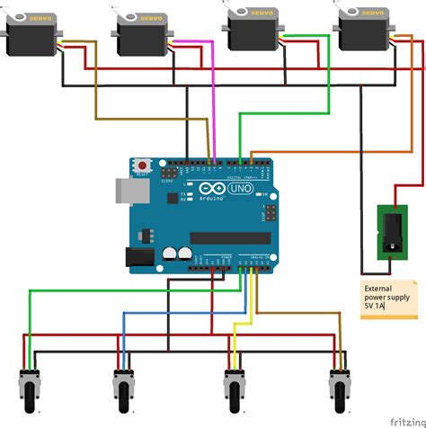 record and play arduino 3d printed robotic arm