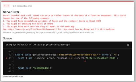 how to use usefetch in getserversideprops next js · issue 312 · ava