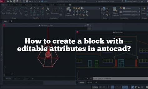 how to create a block with editable attributes in autocad [answer] 2022