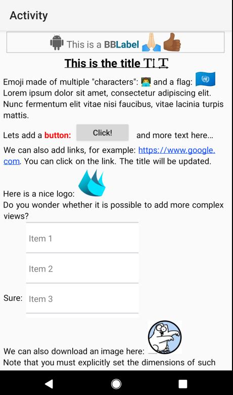 [b4x] bctextengine bbcodeview text engine bbcode parser rich