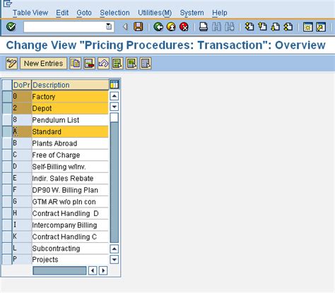 document pricing procedure in sap sd