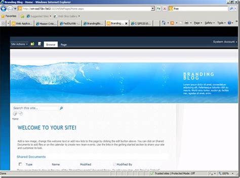 sharepoint 2010 deploy branding master pages