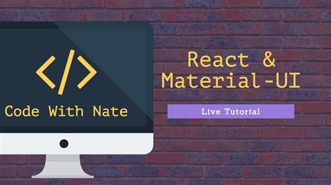 react and material ui youtube