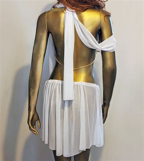 Greek Goddess Toga Costume Sexy Roman Grecian Venus Aphrodite Etsy