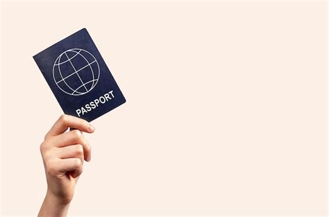 Premium Photo Abstract Passport In Hands Abstract Citizenship