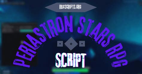 Periastron Stars Rpg Script Rbx Scripts