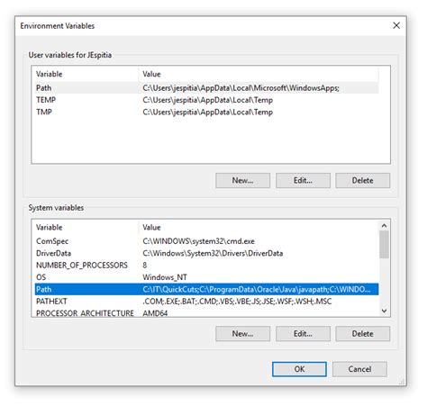create custom environment variables for configmgr jose espitia