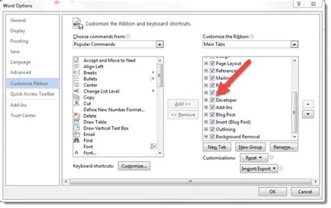 installing macros