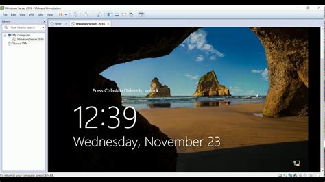 how to install windows server 2016 on vmware workstation