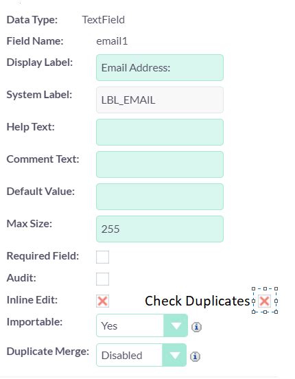 custom validation for unique custom field suitecrm general discussion