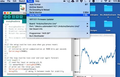 tutorial 4a analogread serial design build code engineering projects