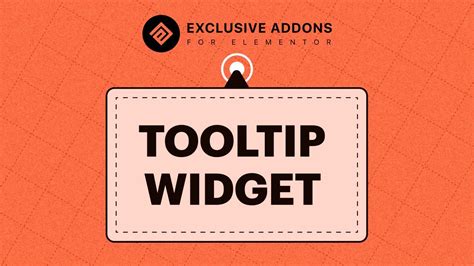 learn how to configure and style tooltip widget in elementor with