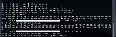 installing django python geek tech stuff