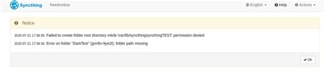 error says failed to create folder root directory mkdir var lib