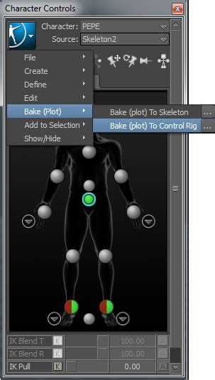 modify character animation with keyframes and export it to 3ds max
