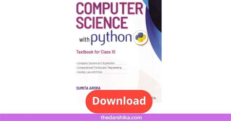 class 11 computer science with python book pdf download computer