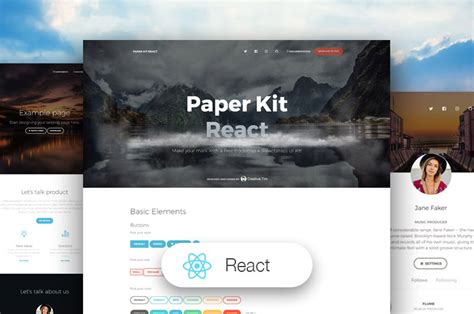 paper kit react made with react js