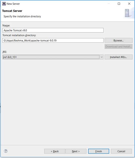 how to setup tomcat in eclipse learnjava