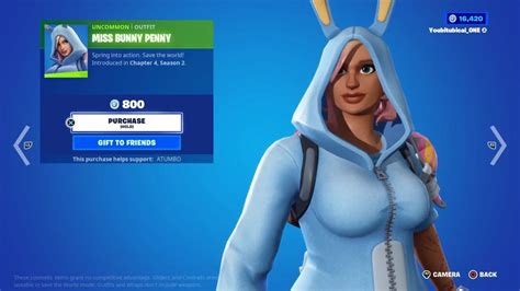New Miss Bunny Penny Skin April 2nd 2023 Fortnite Item Shop Youtube