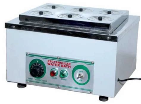 Stainless Steel Semi Automatic Shwb 6 Rectangular Hole Water Bath 220