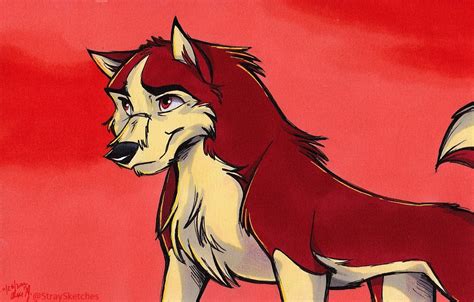 Balto Kodi In Red By Stray Sketches On Deviantart