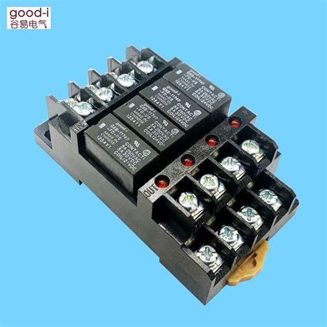 模组模块终端继电器g6b 4bnd套装组合常开24v配底座4路常开1174p 虎窝淘